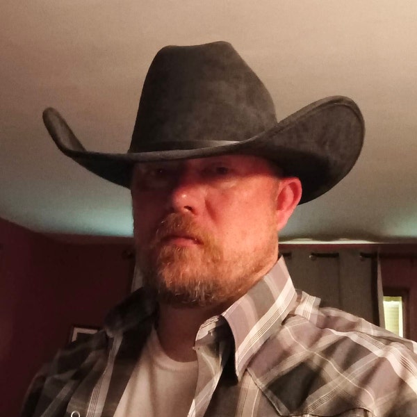 Mens Wide Brim Mexico Felt Cowboy Hat. Mens Felt Cowboy Hat. Mens Wide ...