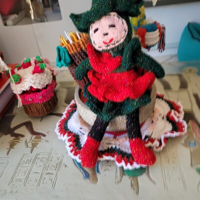 Christmas Tree Doll. Toy Knitting Pattern. Christmas Decoration. PDF ...
