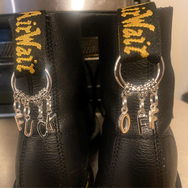 Evil Eye Sacred Heart Boot Charms - Etsy