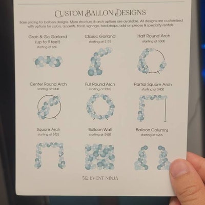 Kalisan All Colors Balloon Mockup Balloon Mockup Color Chart - Etsy