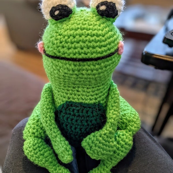 CROCHET PATTERN - René the Yogi Frog - Amigurumi - Etsy