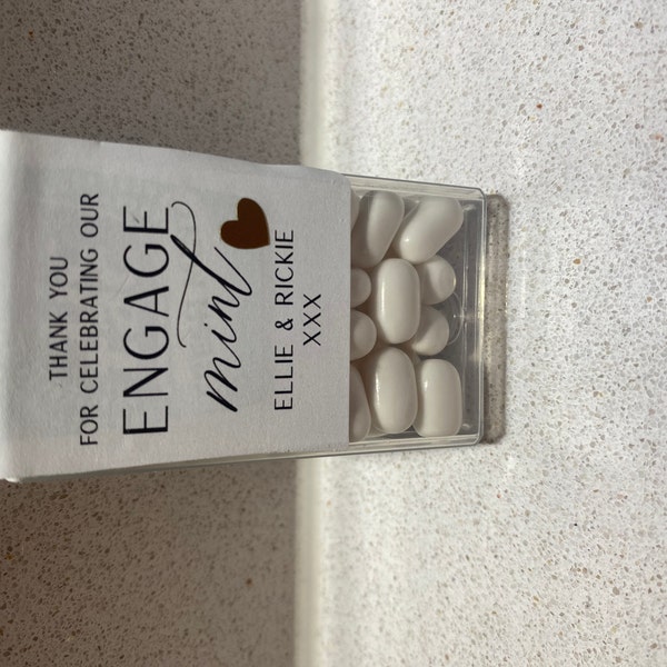 Engagement Stickers - Engagemint Stickers, Engagement Party Favors ...