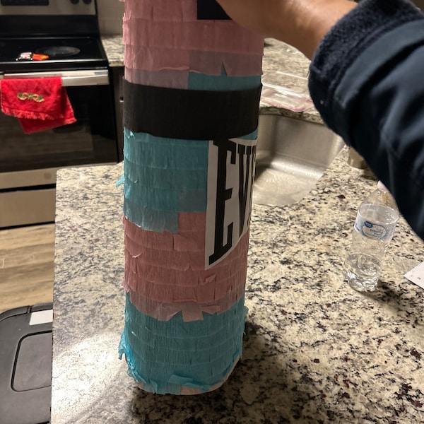 Punching Bag Pinata Gender Reveal Pinata 20 Inches Tall - Etsy