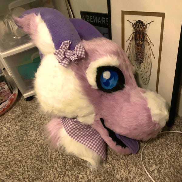 DIGITAL Manokit Foam Head Base Pattern/template for Fursuits - PDF ...