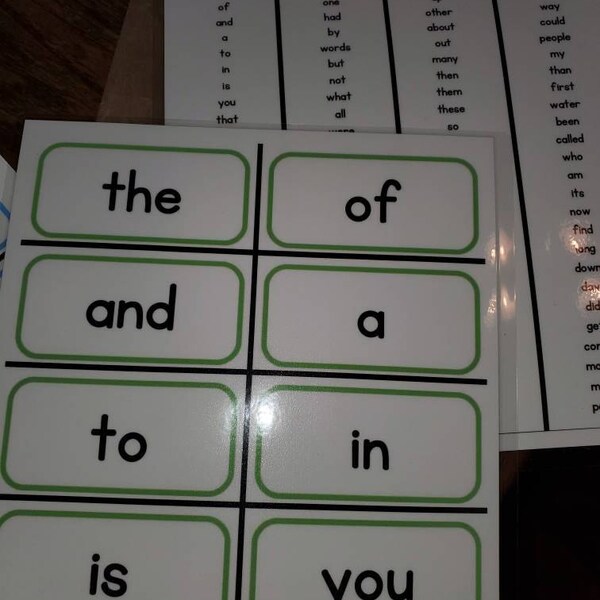 First Grade Spelling Words | Sight Word Flashcards | Kindergarten-1st ...