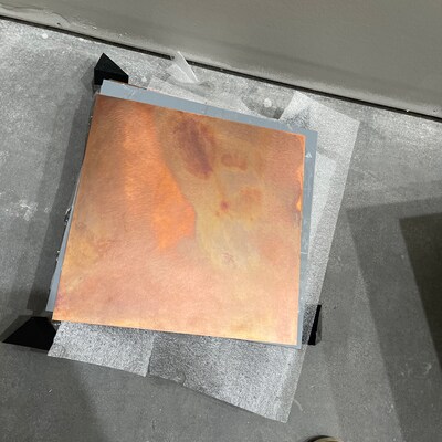 Patina Copper Flames Wall Tiles - Etsy