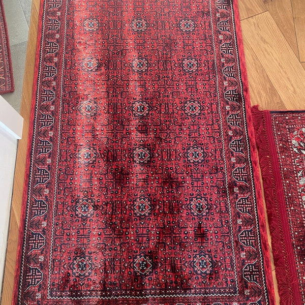 Red Vintage Rug, Classic Vintage Rug, Vintage Rug for Living Room ...
