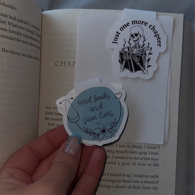 Just One More Chapter Magnetic Bookmark Handmade Bookmark Bookish Gifts ...