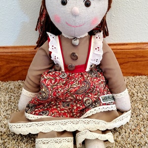 PDF Holly Rag Doll Sewing Pattern Instant Download - Etsy