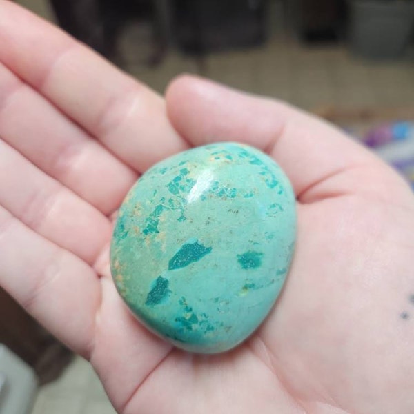 Peruvian Turquoise Palm Stones | Genuine Turquoise Pocket Stones ...