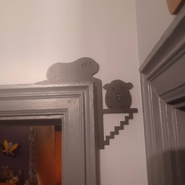 Octopus Door Frame Topper Metal | Door Frame Corner Sign | Metal Wall ...