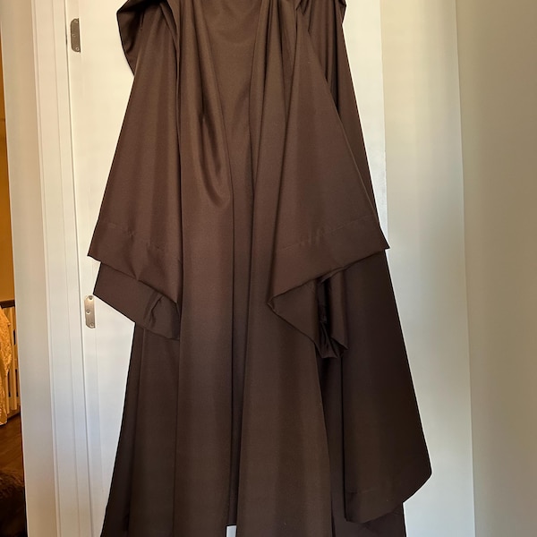 Jedi Robe Hooded Cloak, Jedi Outfit Hooded Cape, Jedi Cloak Padawan ...