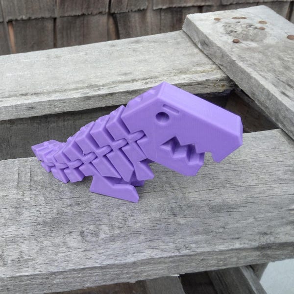 Lovable Flexible T-rex Fidget | Articulating Flexi-rex - Etsy