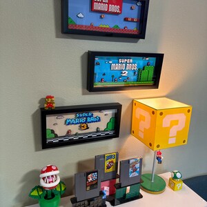 Super Mario Kart Video Game 3D Shadow Box Decor - Etsy