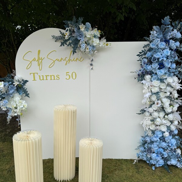 Custom Backdrop Sign, Name Sign for First Birthday Party, Wood Cut Out ...