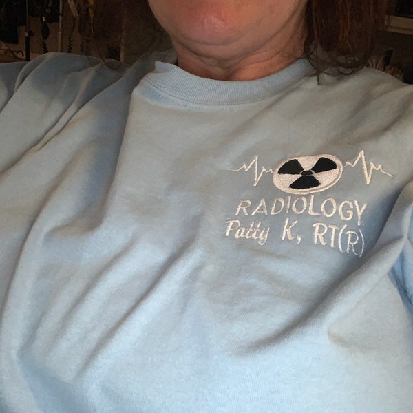 Radiology Long Sleeves Shirt, Radiation Symbol, Diagnostic Imaging ...