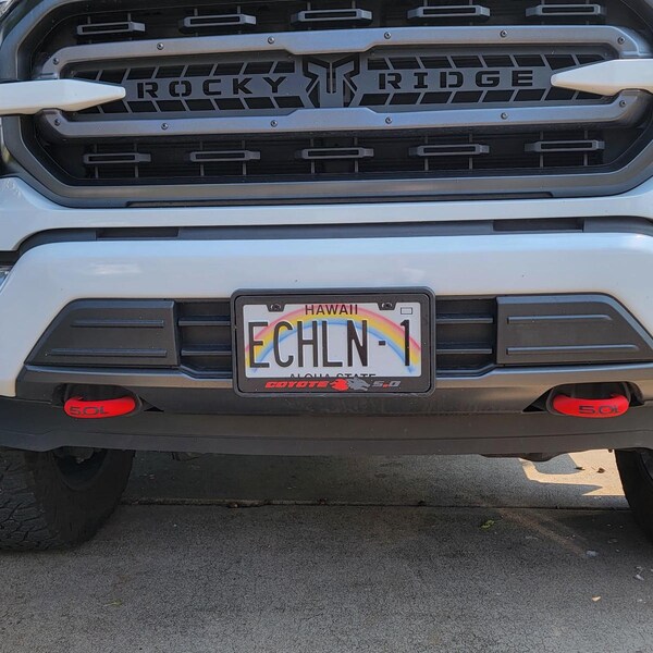 Glowing F Sport Lexus Stainless Steel License Plate Frame With Screws ...