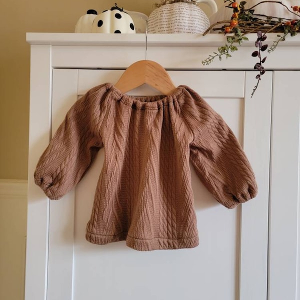 Easy Balloon Sleeve Blouse Sewing Pattern | A4 A0 and Projector Formats ...