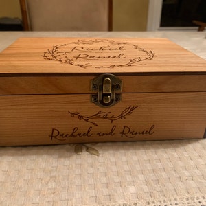 Love Letter Box Valentines Day Gift Box Personalized Small Wooden ...