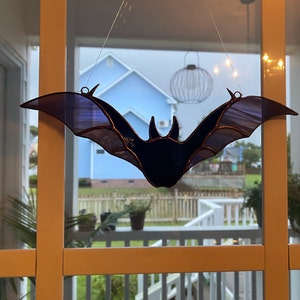 Stained glass panel suncatcher Kitchen decor Mothers Day gift | Etsy