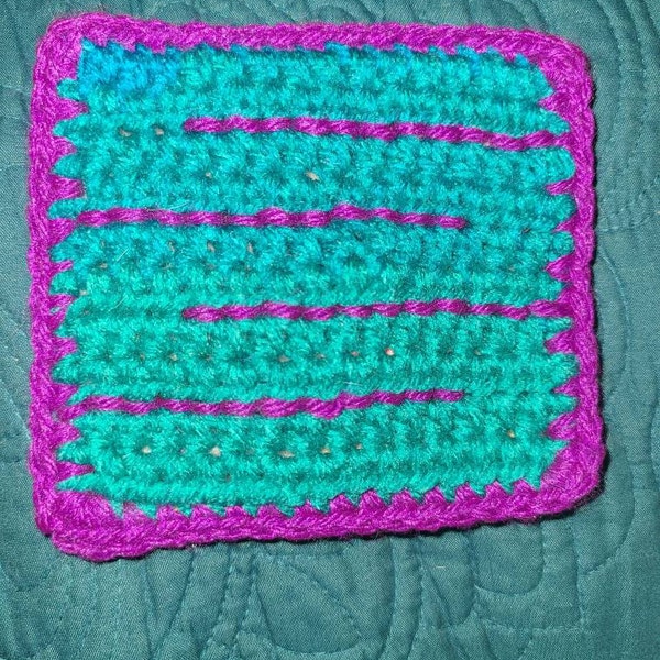 Silent Fidget Marble Maze Crochet PATTERN - Etsy