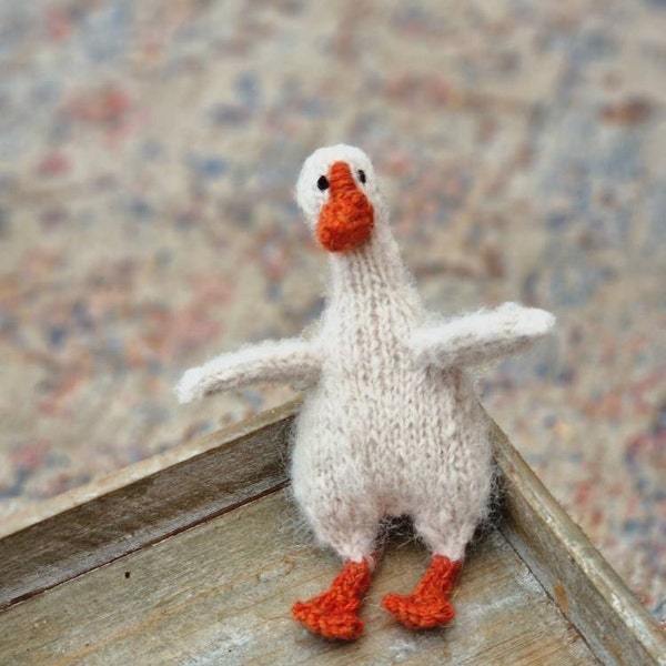 Cute Geese | Knitted Keychain | Goose | Tiny Goose | in the Round ...