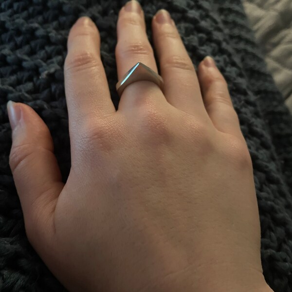 Peak Stacker - Single Point Spike Ring - Etsy