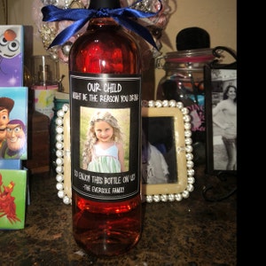 Teacher Appreciation Gift / Gift for Teacher Wine Bottle Label / Custom ...