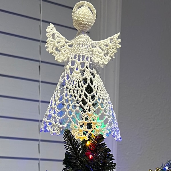 Crocheted Angel/christmas Tree Topper - Etsy