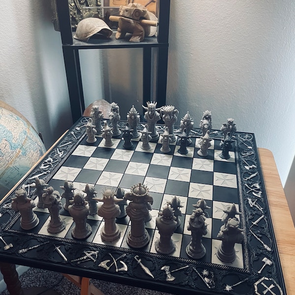 Goblin Theme Chess Set - Etsy