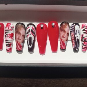 CHUCKY Halloween Press on Nails Set - Etsy