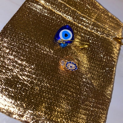 Evil Eye Ear Cuff, PIERCED or NON PIERCED Ear Cuff, Ear Cuffs, Helix ...