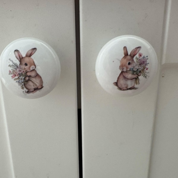 Sea Animals Theme Ceramics Drawer Handle Knobs, Nursery Knob Handle, Animal Knobs for Nursery ...