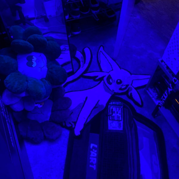 Anime Tufted Rug | Handmade Tufted | Gojo | Custom Tufted Rug | Gojo ...