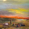 Collectable Miniature Painting With Landscape. Small Oil - Etsy