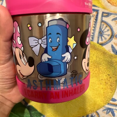 Asthmatic Inhaler Bundle Inhaler Keychain Astmatic Sticker Inhaler ...