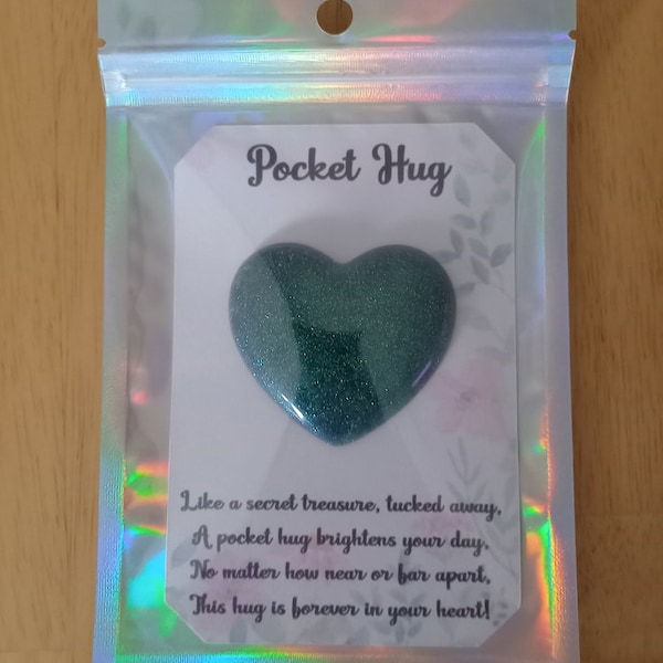 Pocket Hug Heart, Pocket Hugs, Anxiety, Pocket Hearts, Pocket Hug Gift ...