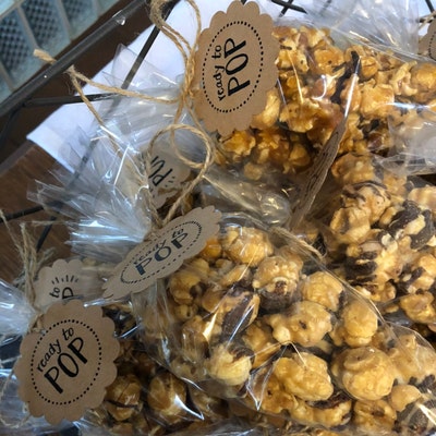 Set of 10 Handmade Ready to Pop Gift Tags-popcorn Tag-cake Pop Tag-mini ...