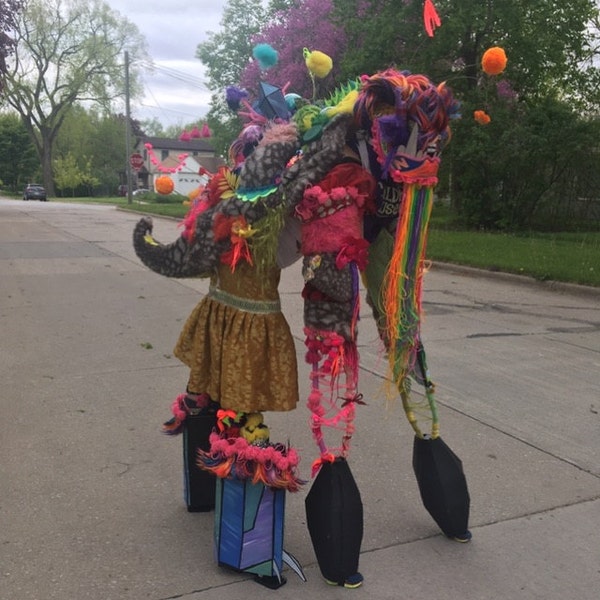 4 Legged Stilt Spirit Halloween Costume PDF Tutorial - as Seen on ...