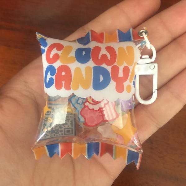 Clown Candy Keychain! - Etsy
