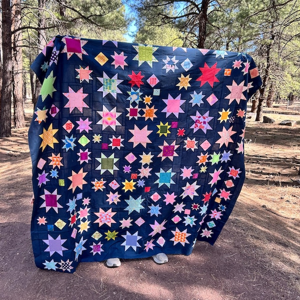 Sawtooth Sky Quilt Pattern (PDF) - Etsy