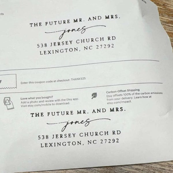 Future Mr. and Mrs. Envelope Template, DIY Address Label, Wedding ...
