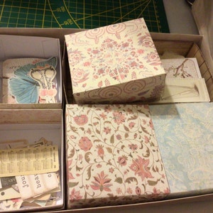 Mini Craft Storage Box, Gift Box, Junk Journal, Small, Craft Kit, DIY ...