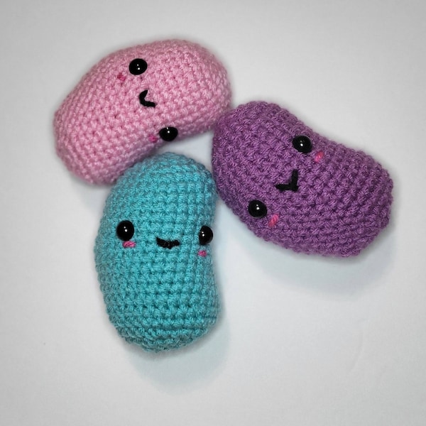 Jelly Bean Beans Crochet Pattern! PATTERN ONLY! PDF Download Amigurumi ...