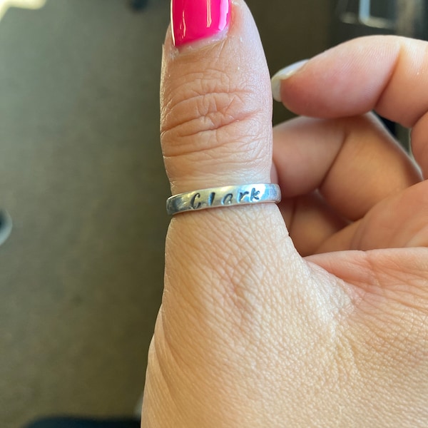 Triple Mother's Ring, Interlocking Name Rings, Personalized Rolling ...