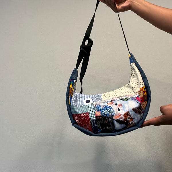 Crosstown Crescent Bag PDF Sewing Pattern - Etsy