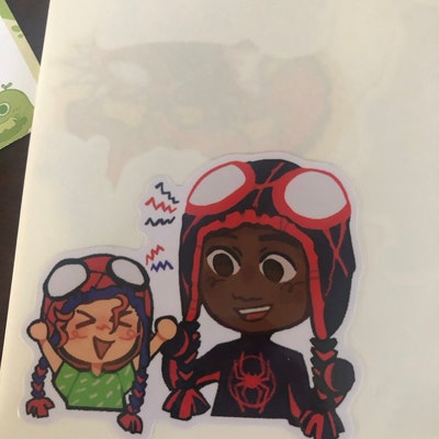 Assorted Spiderverse Vinyl Stickers - Etsy