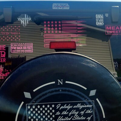 Stay Back 500 Feet If You Voted for Biden Vinyl Decal or Bumper Sticker ...