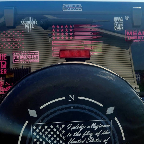 Stay Back 500 Feet If You Voted for Biden Vinyl Decal or Bumper Sticker ...