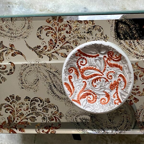 Wildflower Bas Relief, Bas Relief, Plaster Cast Tile, Botanical Art ...